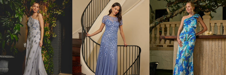 The 7 Best Light Blue Mother of the Bride Dresses - Adrianna Papell
